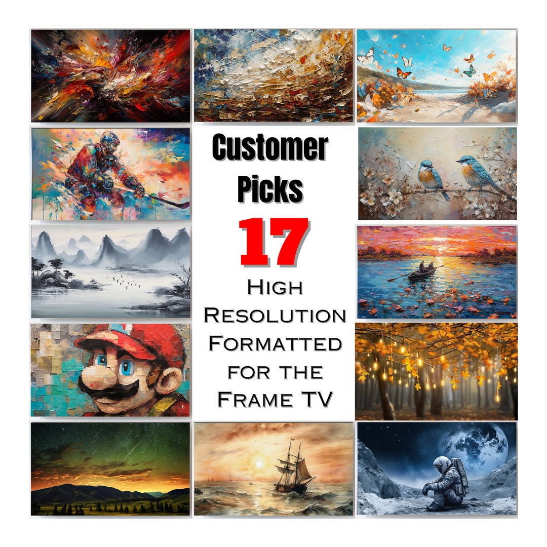 Samsung Frame TV Art, Stunning Picks by Real Customers, Curated Art for Your Frame TV, TV Art ...