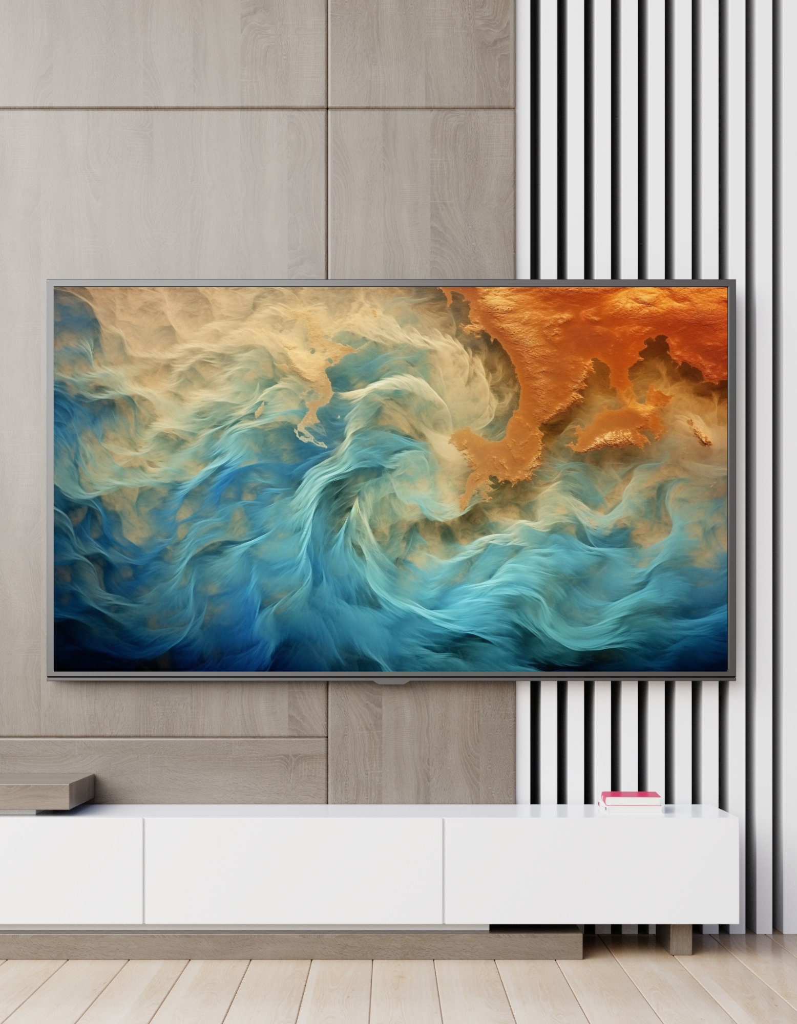 Stunning Atmospheric Abstract Art for Frame TV, Abstract Art, Digital ...
