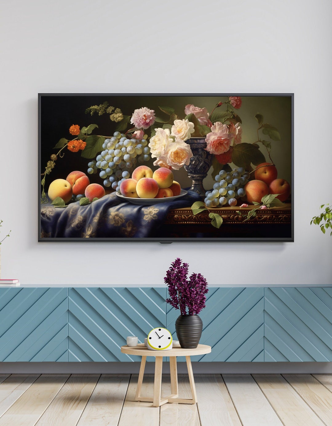 Samsung Frame Tv Art, Turn Heads With This Beautiful Classical Floral ...