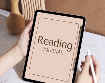 Digital Reading Journal , Book Review and Library Tracker. - Etsy