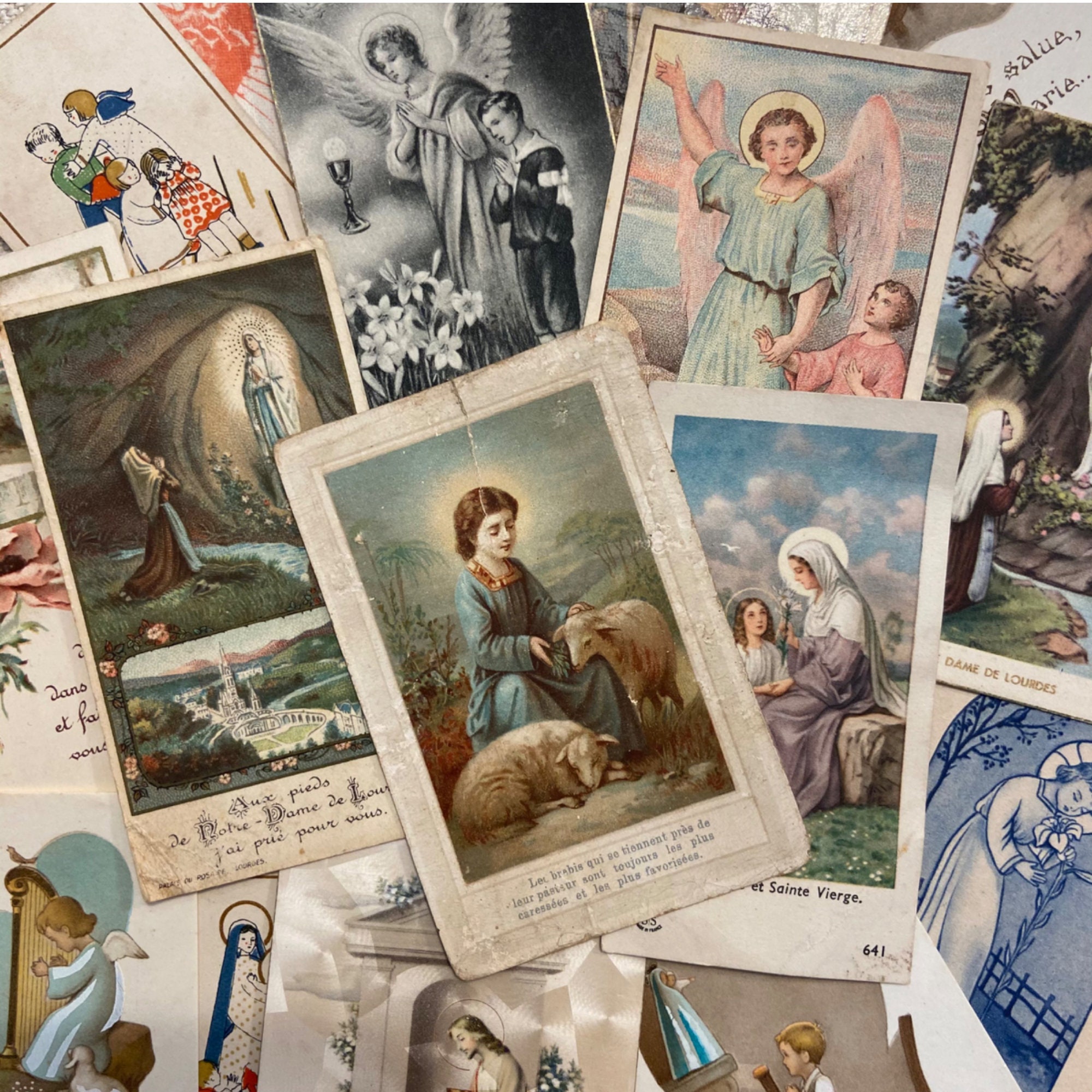 20 French Catholic Prayer Cards for Religious Journal, Printable ...