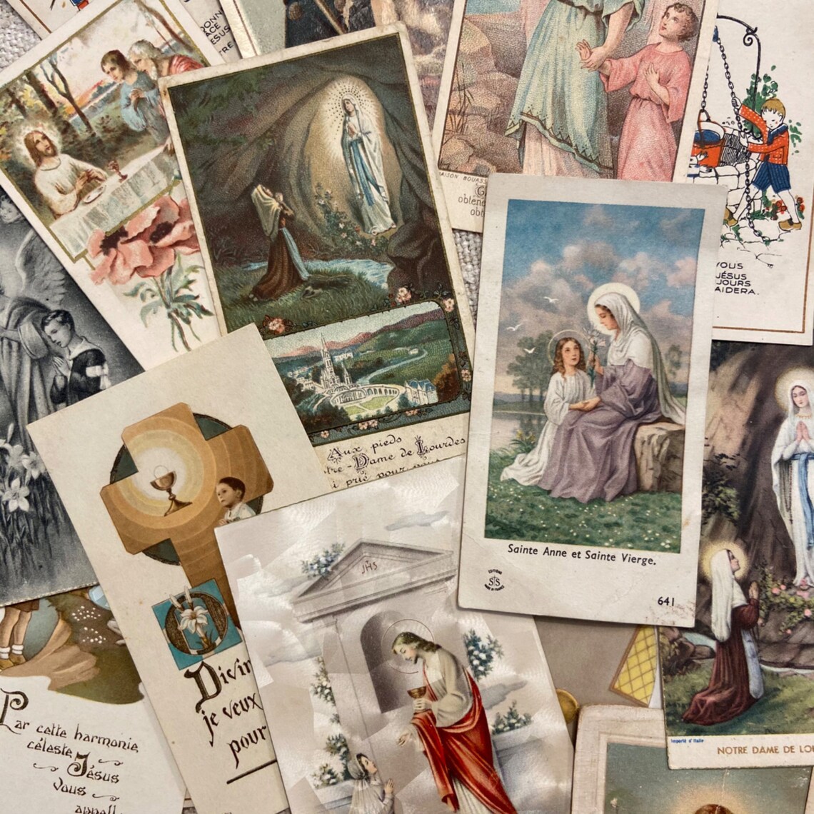 20 French Catholic Prayer Cards for Religious Journal, Printable ...