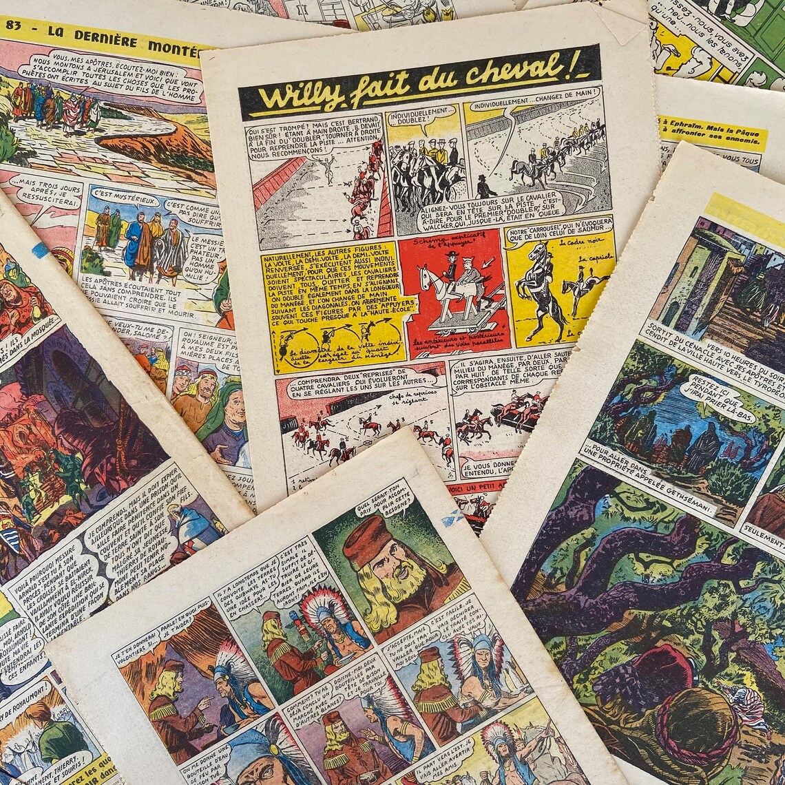 Printable Christmas Kid Activity With French Vintage Comic Books, Craft ...