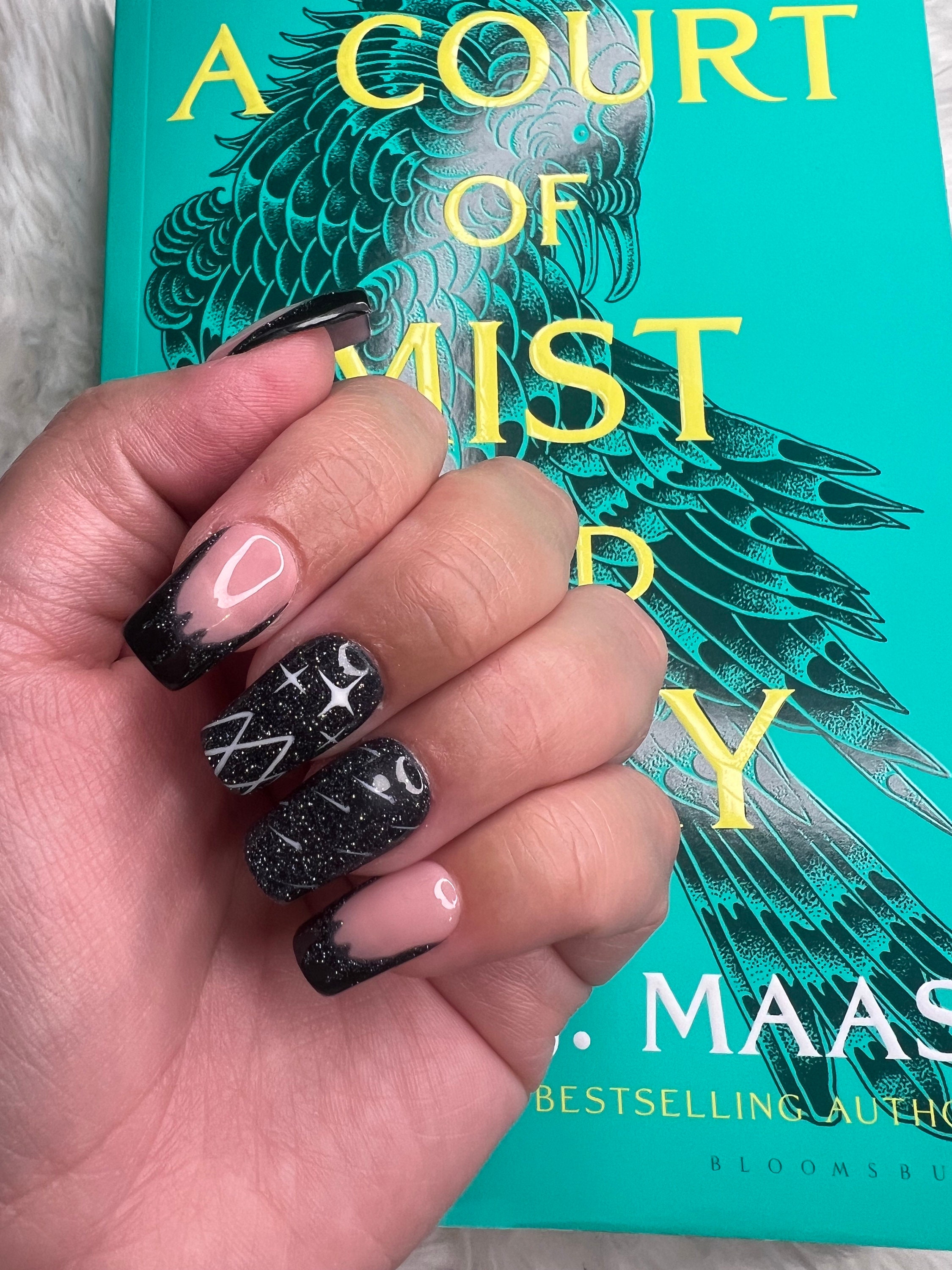 ACOTAR Night Court Inspired Press on Nails - Etsy