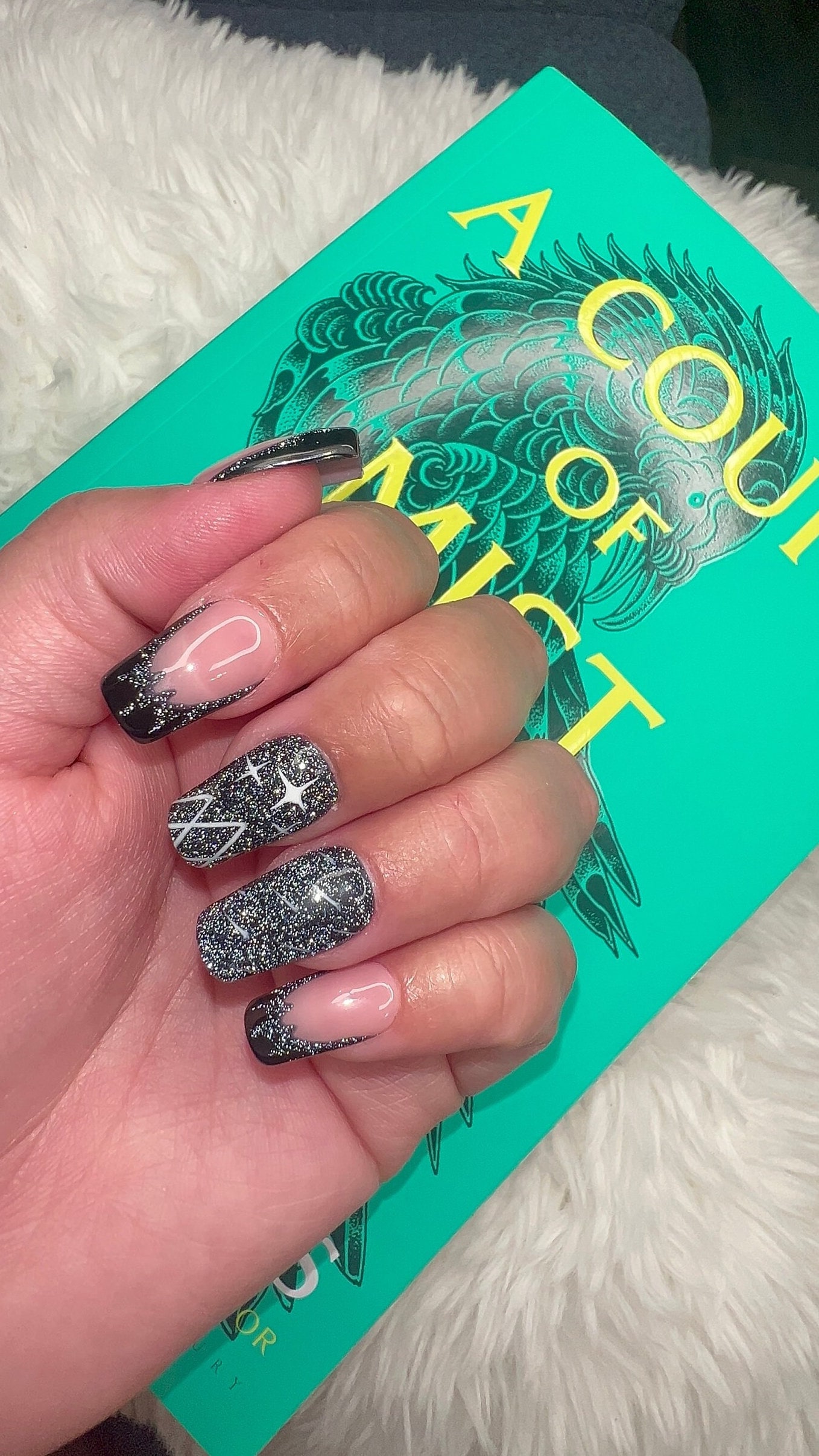 ACOTAR Night Court Inspired Press on Nails - Etsy