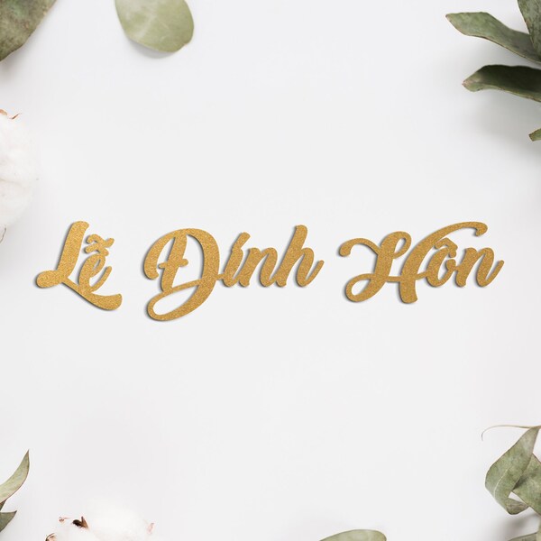 Vietnamese Engagement Decor - Etsy