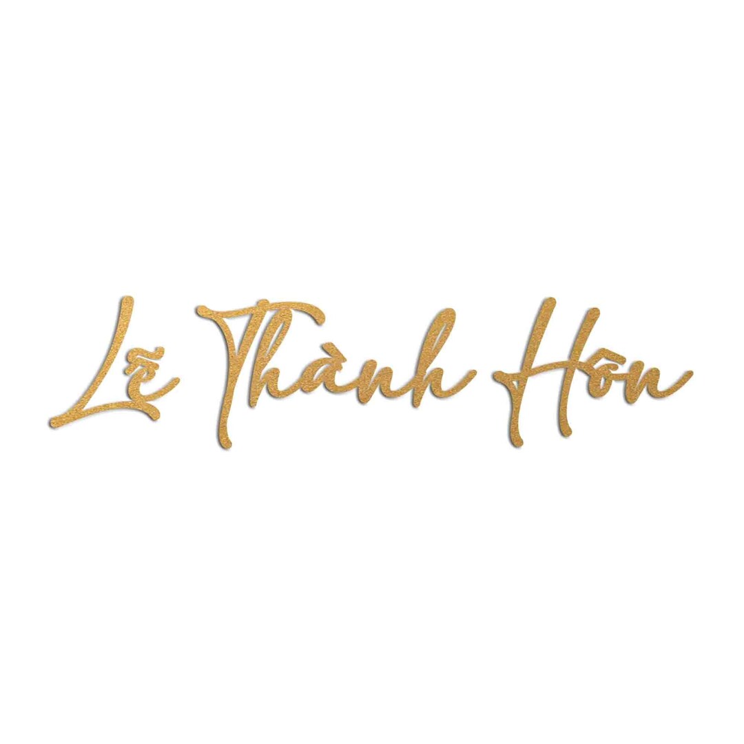 Lễ Thành Hôn Modern Vietnamese Wedding Ceremony Sign (D1) | Tea ...