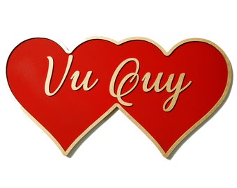 Modern Elegant Vietnamese Wedding Sign Dinh Hon Tan Hon Vu Quy ...