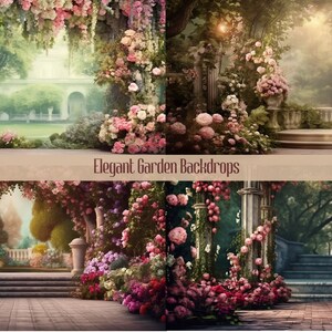 Transform Your Photoshoots With a 20 Pack Elegant Garden Digital ...