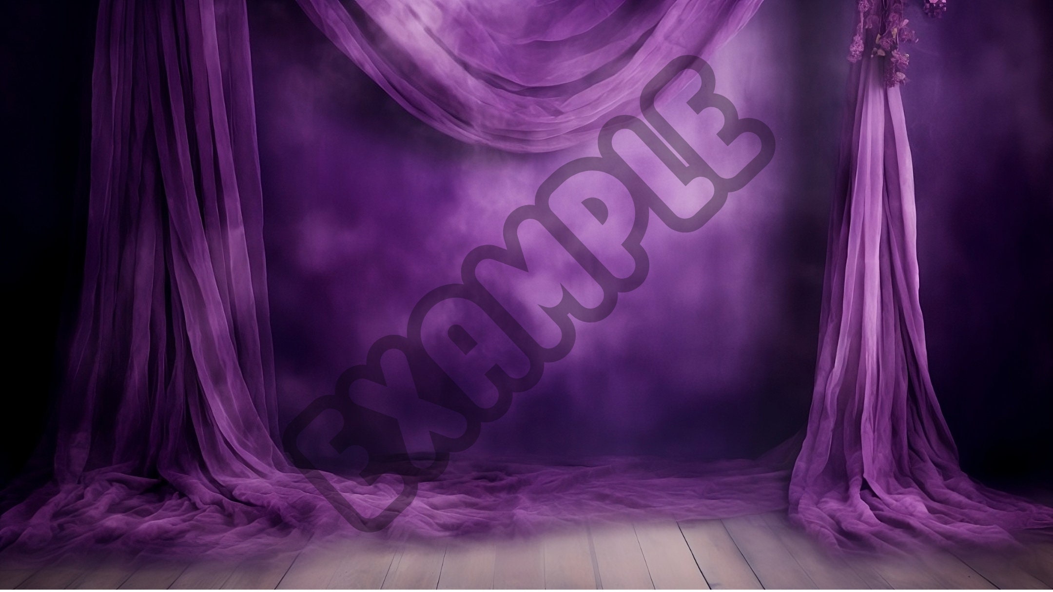 Elegant Velvet Drapes Digital Backdrop 10 Pack: Perfect for ...