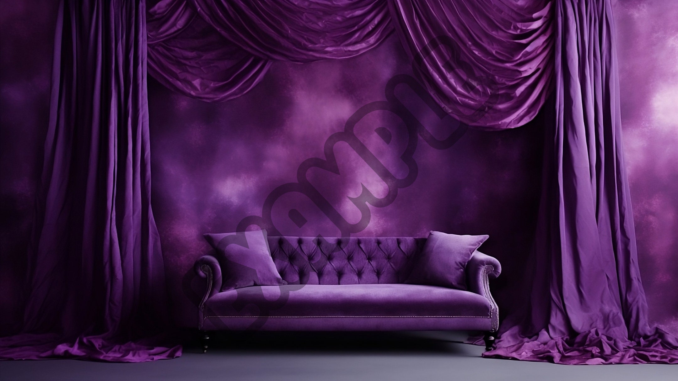 Elegant Velvet Drapes Digital Backdrop 10 Pack: Perfect for ...