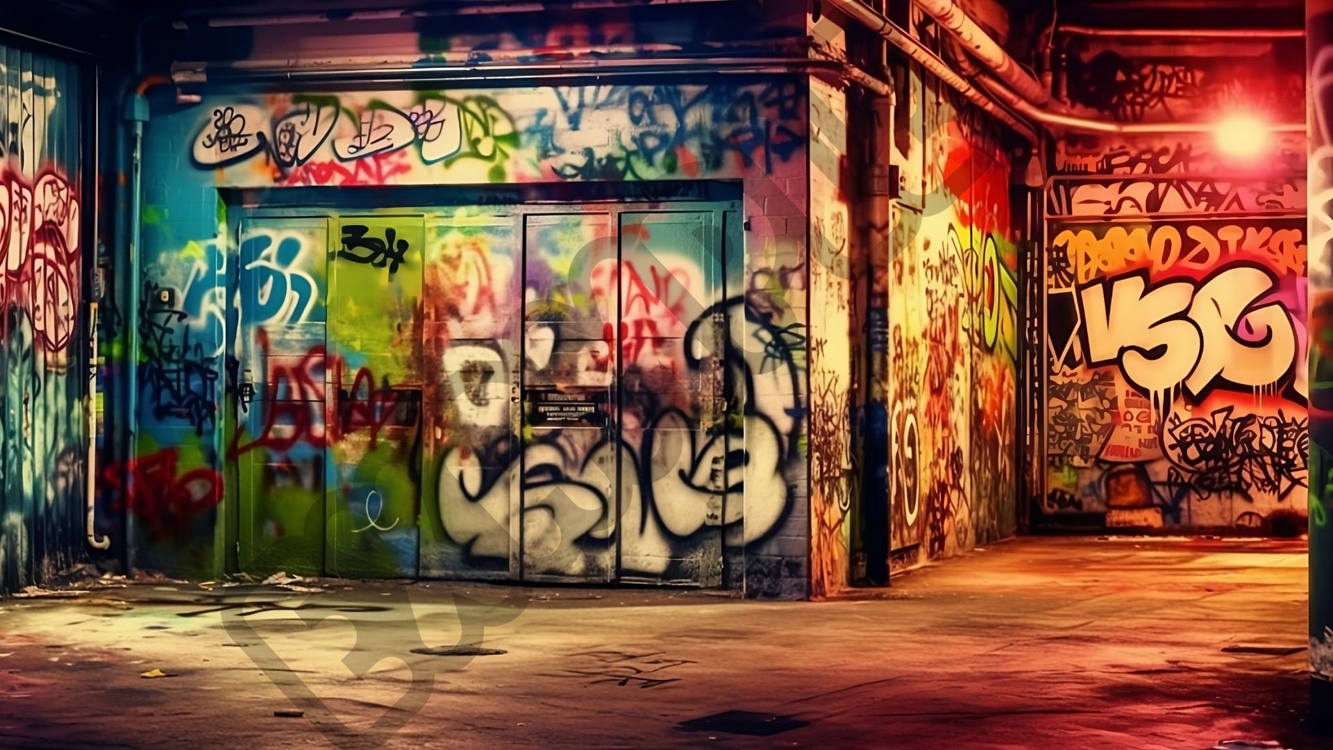 10-pack Graffiti Digital Backdrops - Photography Backgrounds, Graffiti ...