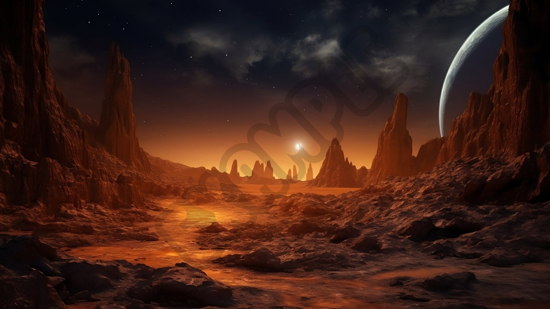 Space, Digital Backdrop, Vtuber Background, Twitch Overlay, Virtual ...