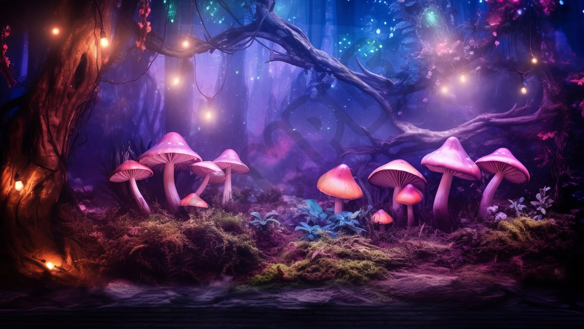 10-pack Digital Fairy Backdrops, High-quality Photoshop Overlays ...