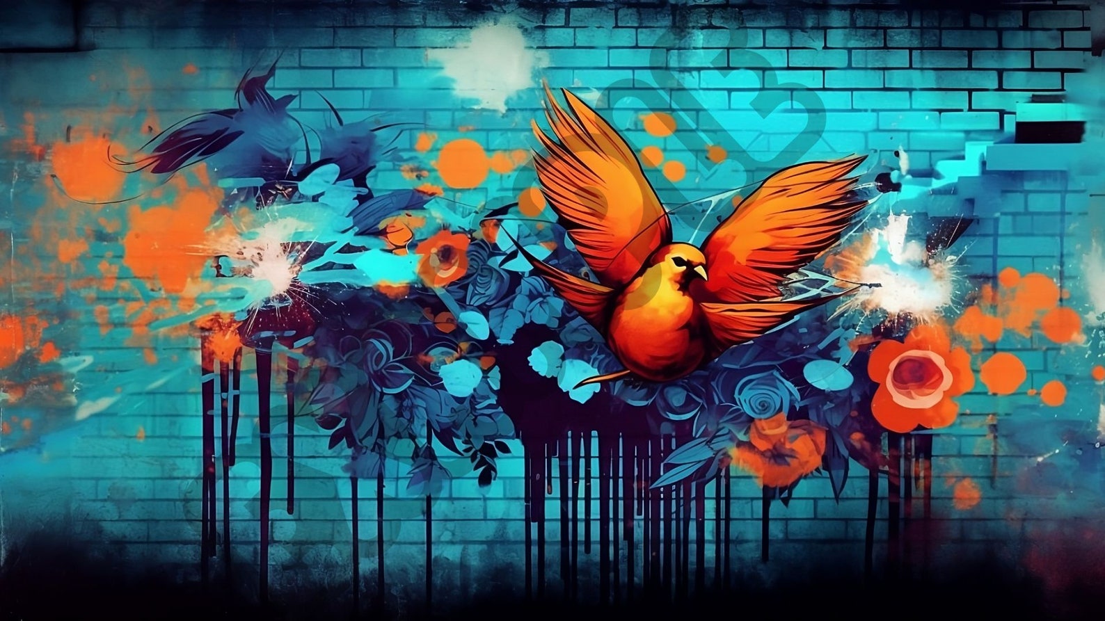 10-pack Graffiti Digital Backdrops - Photography Backgrounds, Graffiti ...