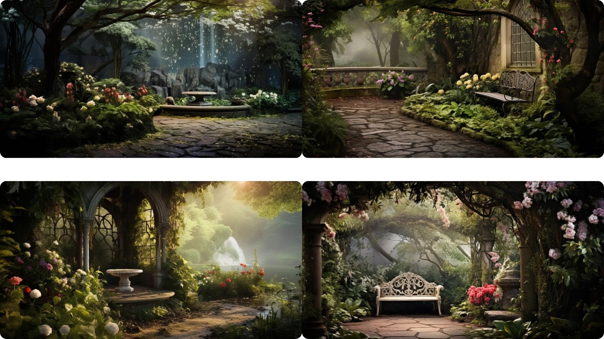 Transform Your Photoshoots With a 40 Pack Elegant Garden Digital ...