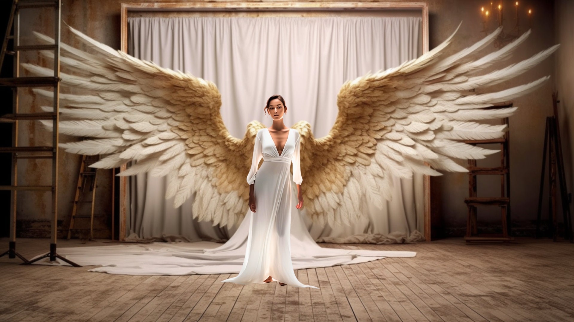 Angel Wings Digital Backdrops 10-pack Photoshop Overlays for Studio ...