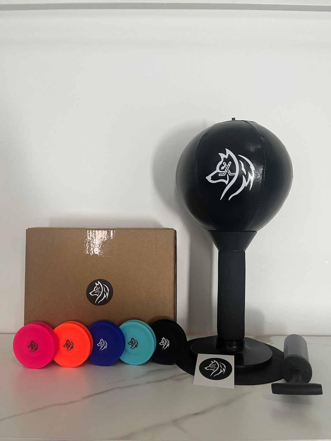 Aryanhky Punch Buddy + Aryanhky Flying Puck (punching Bag+mini Frisbee ...