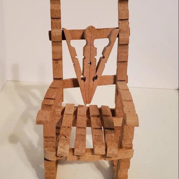 Clothespin Chairs - Etsy