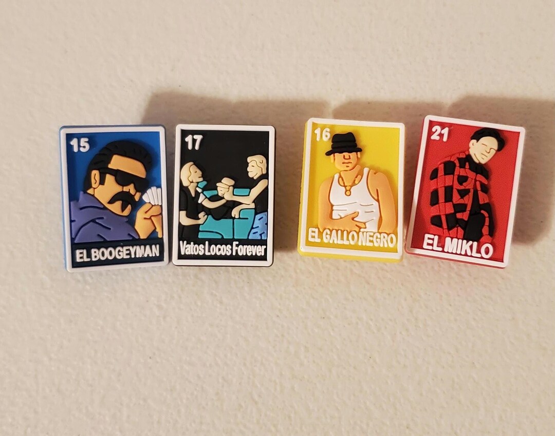 Vatos Locos Forever Themed Shoe Charms Set of 4 - Etsy