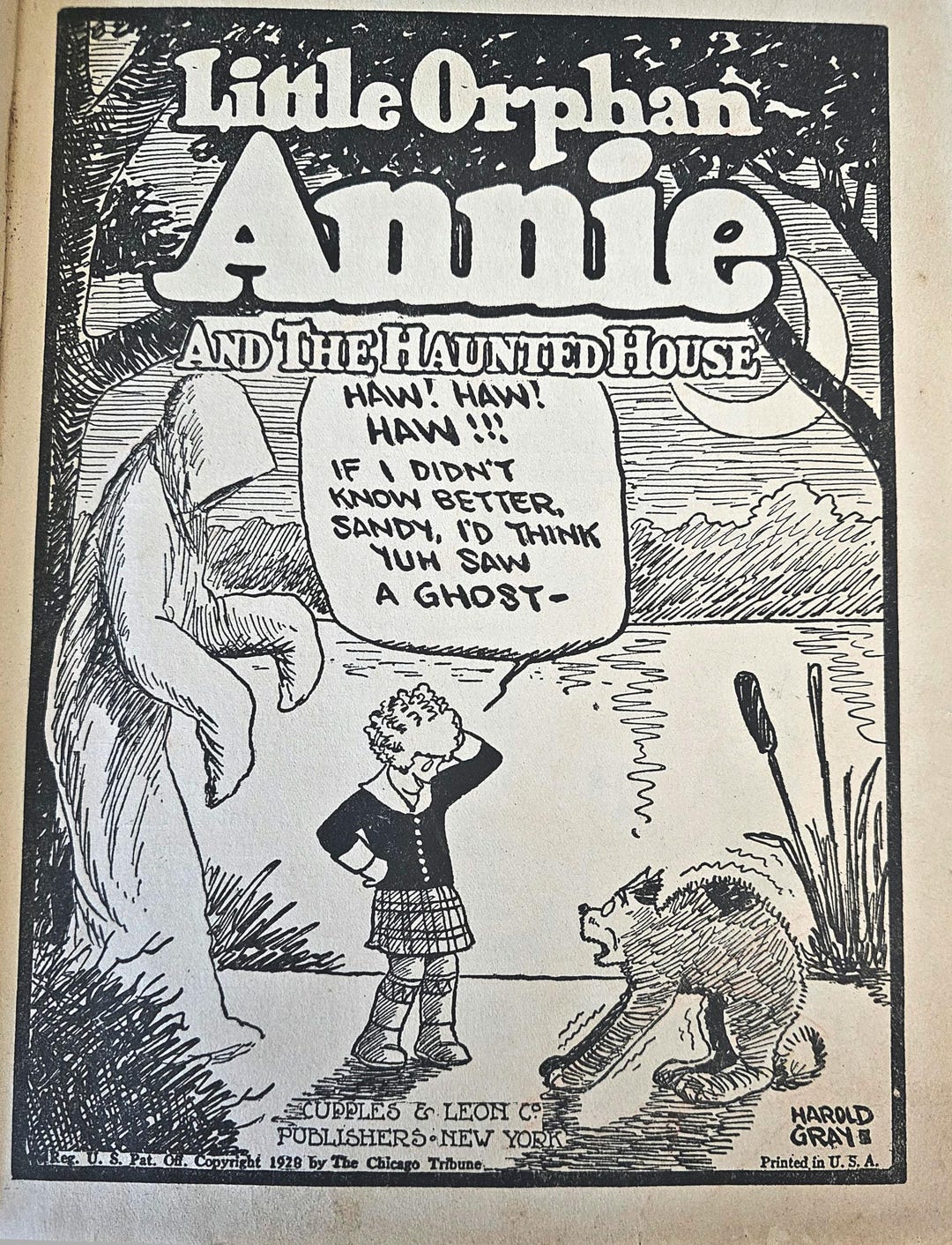 First Edition Antique 1927 Little Orphan Annie and the Haunted House - Etsy