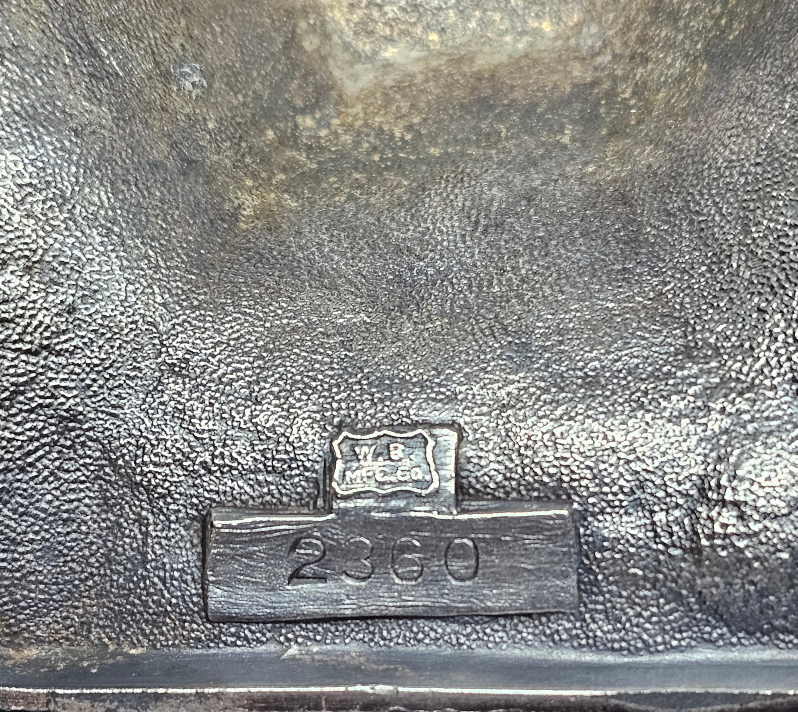 WB MFG. CO weidlich Bros. Mfg Co. Vintage Silver-plated Dutch Repousse ...