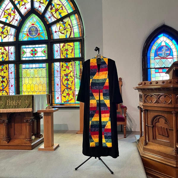 Rainbow Clergy Stole - Etsy