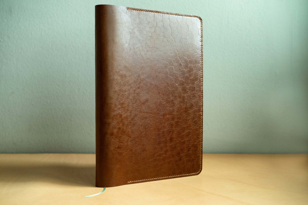 Brown Horse Leather A5 Notebook Cover - Etsy