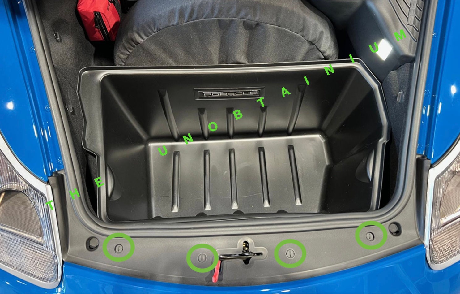 PORSCHE 996 / 998 Plastic Mounts for Frunk Part 99959003640 ...