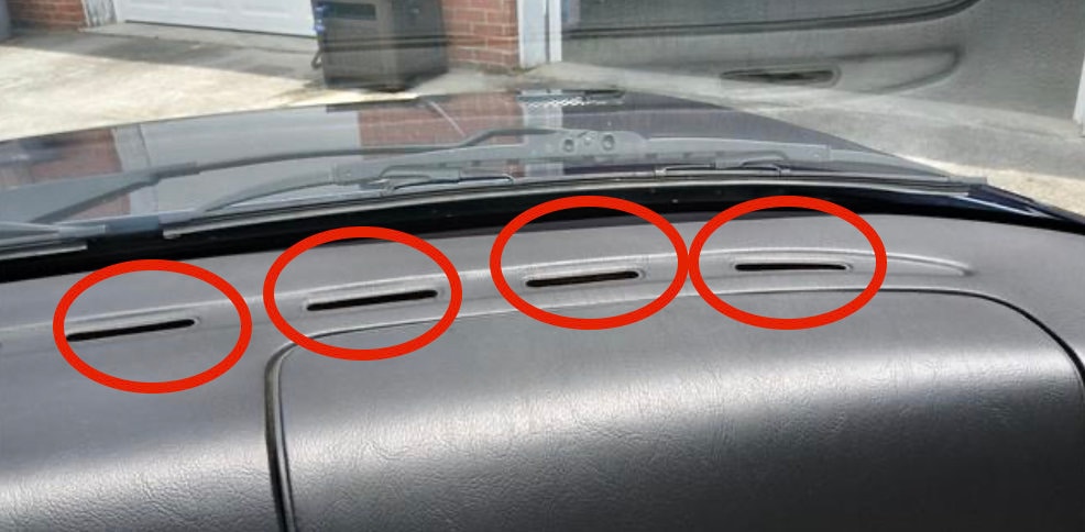 Porsche 944 Dash Vent Kit (ten Vents Total) - Etsy