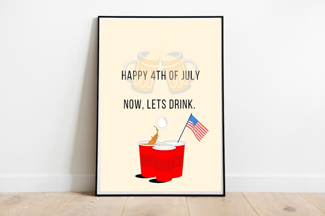 Fourth of July Poster, 4th of July Funny, Fourth of July Banner, July ...