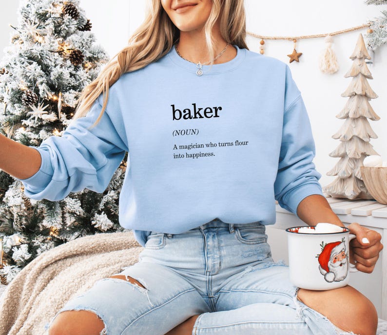 Baking Sweatshirt, Baking Definition Shirt, Baker Sweater, Baking Gift ...