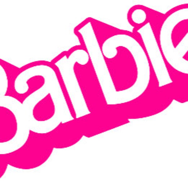 Large Barbie Logo Sticker - Etsy