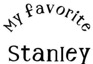 Stanley Cup My Favorite Stanley Sticker - Etsy