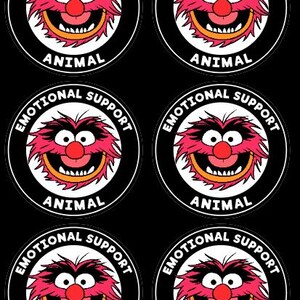 Emotional Support Animal Sticker and Tshirts - Etsy