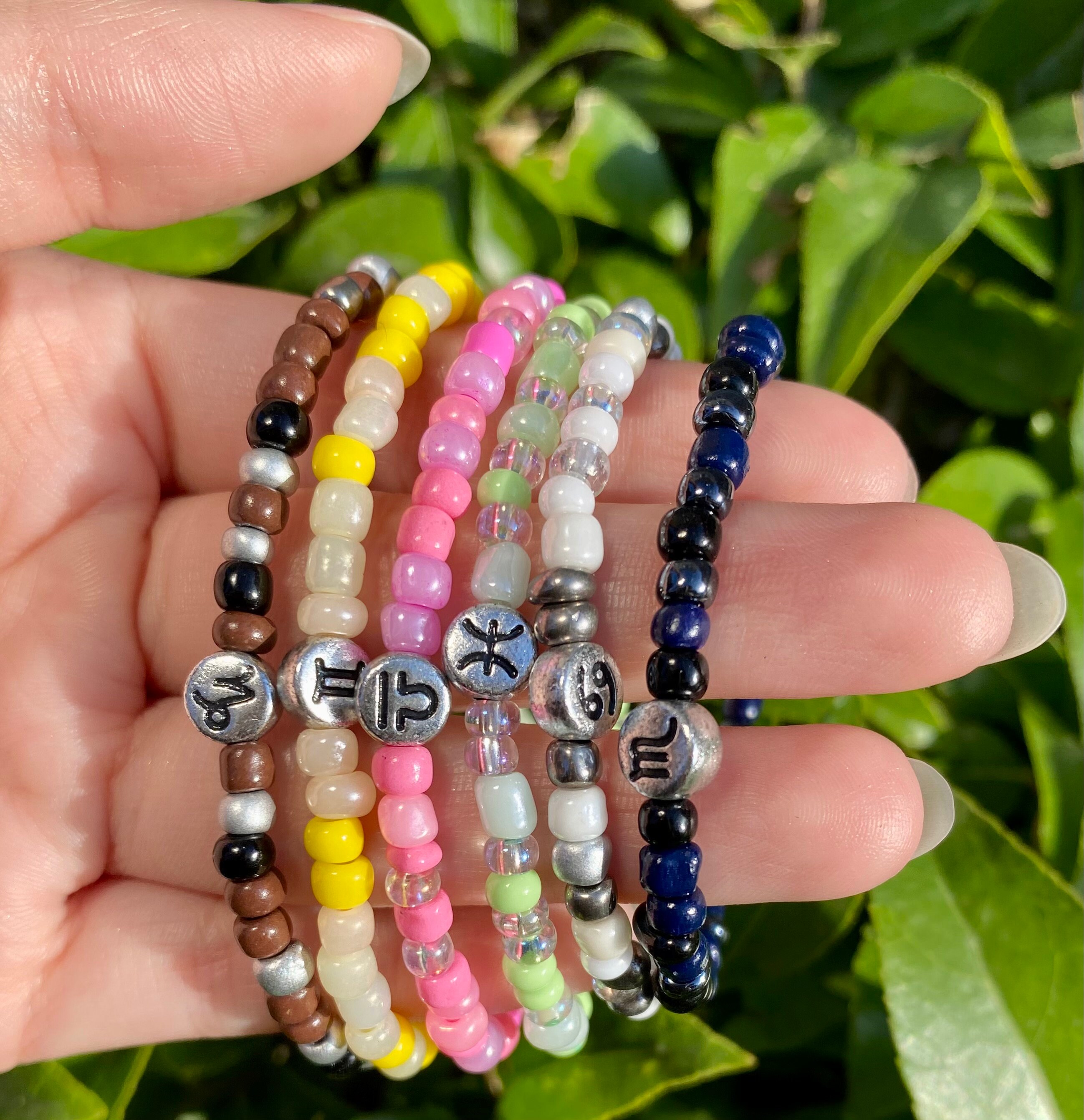 Zodiac Sign Seed Bead, String Bead, Zodiac Sign - Etsy