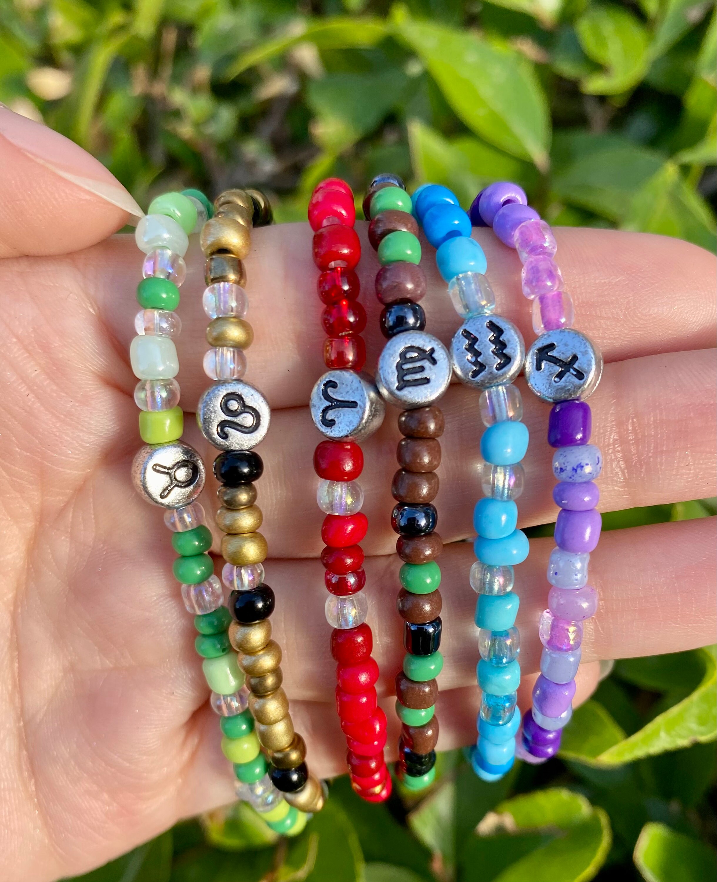 Zodiac Sign Seed Bead, String Bead, Zodiac Sign - Etsy