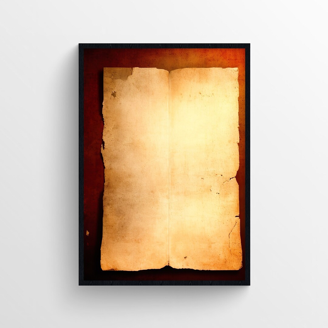 Old Parchment / Paper Printable Ideal for Use as a Voucher or ...