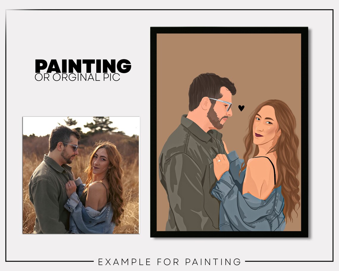 Fathers Day Gift, Custom Portraits for Dad, Faceless Portrait Print ...