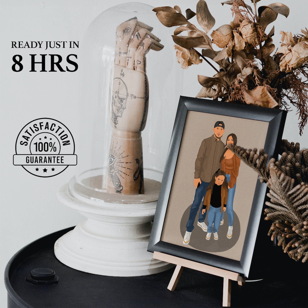 Custom Faceless Portrait: Personalized Photo Illustration (digital) - Etsy