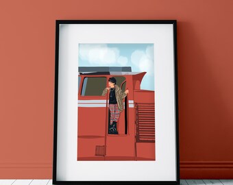 Custom Faceless Portrait With BTS Custom DIGITAL Portrait - Etsy