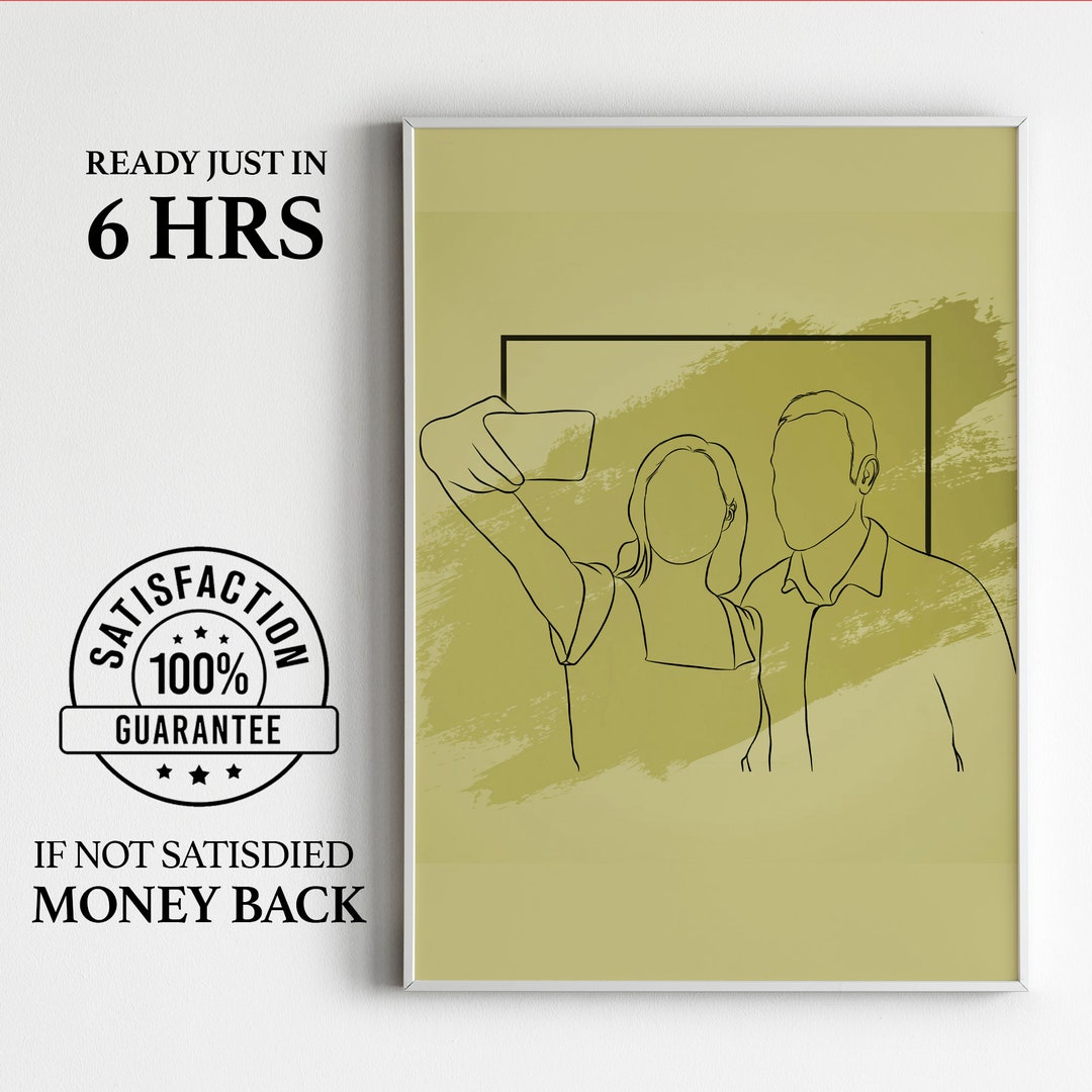 Custom Illustration, Digital Art, Line Art, Custom Portrait, Family ...