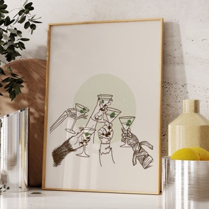 Haunting Hour Monsters Art, Halloween Happy Hour Wall Art - Etsy