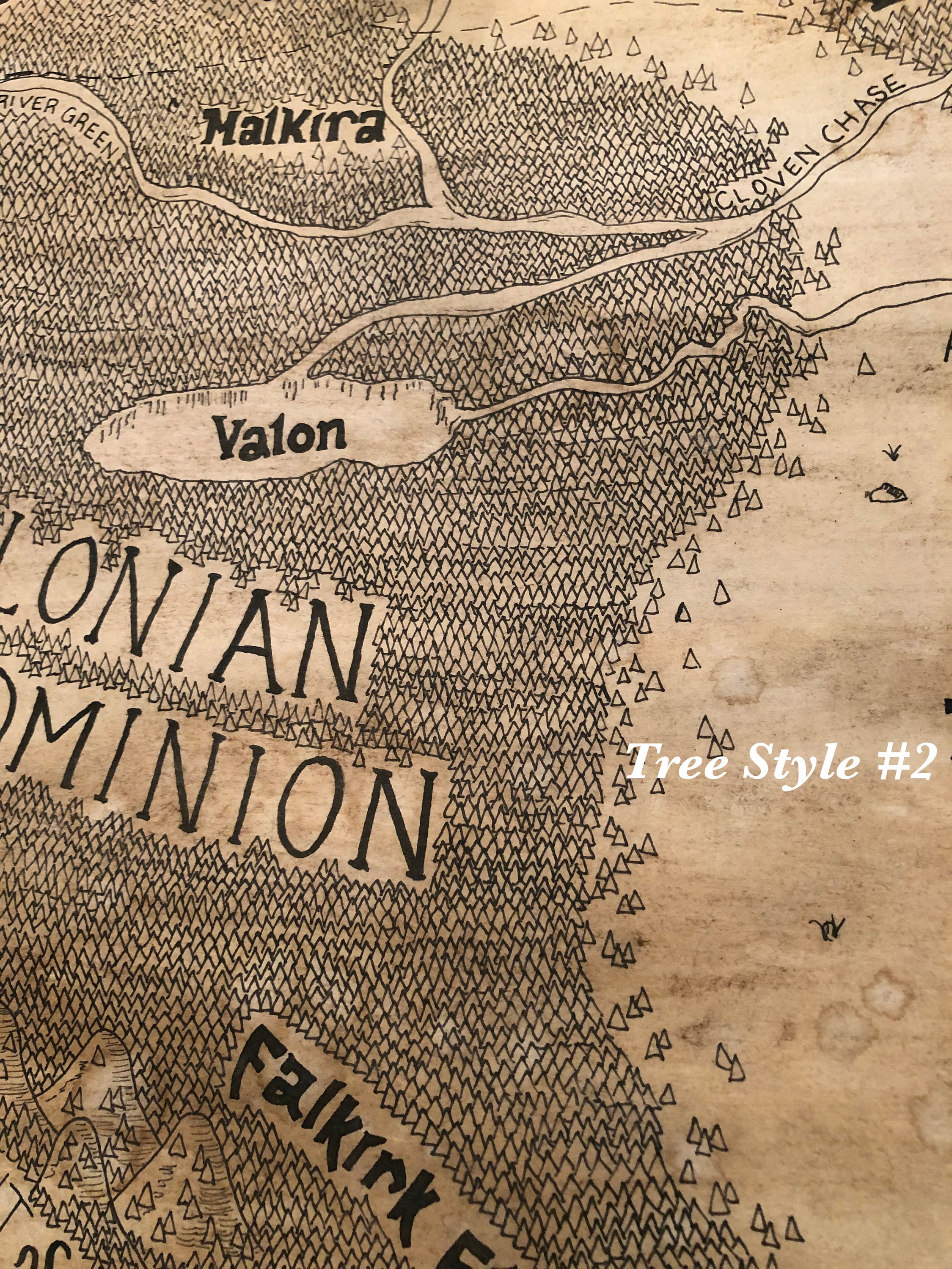 Custom Hand-drawn Fantasy Map (for TTRPG, Fantasy Decor, Etc). - Etsy