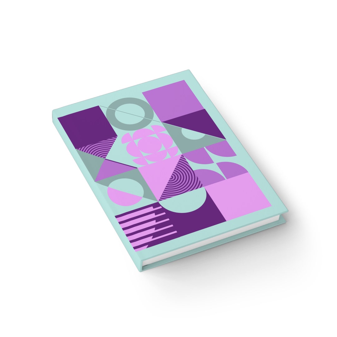 Geometric Aesthetic Y2k Journal Hardcover Sketchbook Notebook - Etsy