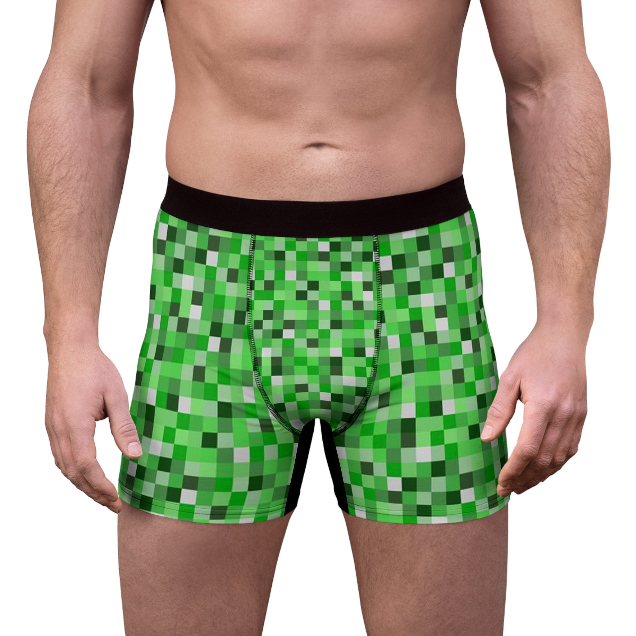 Creeper Minecraft Boxer Briefs, Soft and Comfortable, Unisex Men - Etsy