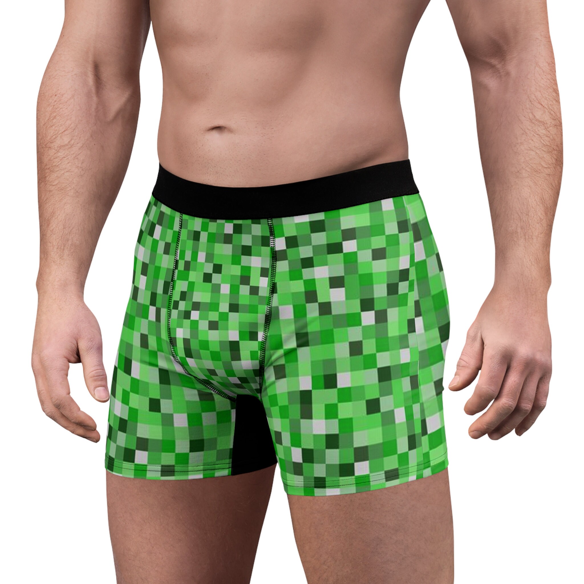 Creeper Minecraft Boxer Briefs, Soft and Comfortable, Unisex Men - Etsy