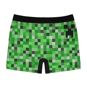 Creeper Minecraft Boxer Briefs, Soft and Comfortable, Unisex Men - Etsy