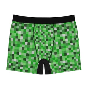 Creeper Minecraft Boxer Briefs, Soft and Comfortable, Unisex Men - Etsy