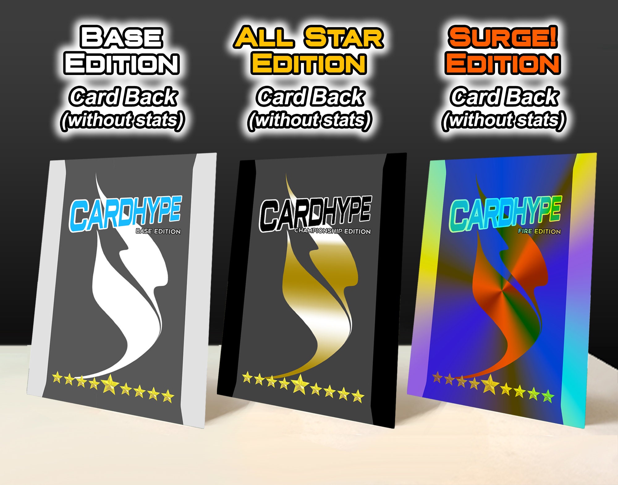 Custom HOLOFOIL ALL-STAR Premium Quality Sports Cards for Kids With ...